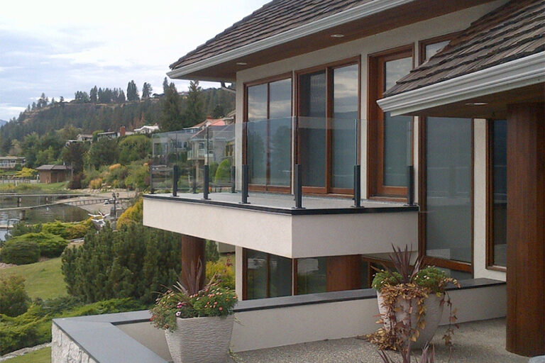 Infinity Glass Railing Portfolio - 10ml | Okanagan Sundeck Centre