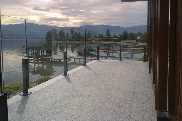 Infinity Glass Railing Portfolio - 10ml | Okanagan Sundeck Centre